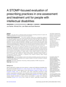 A STOMP-focused evaluation of prescribing practices in one assessment ...