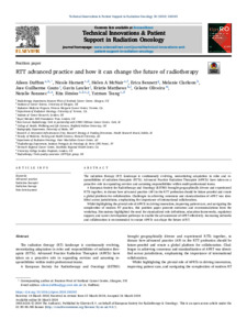RTT advanced practice and how it can change the future of radiotherapy ...